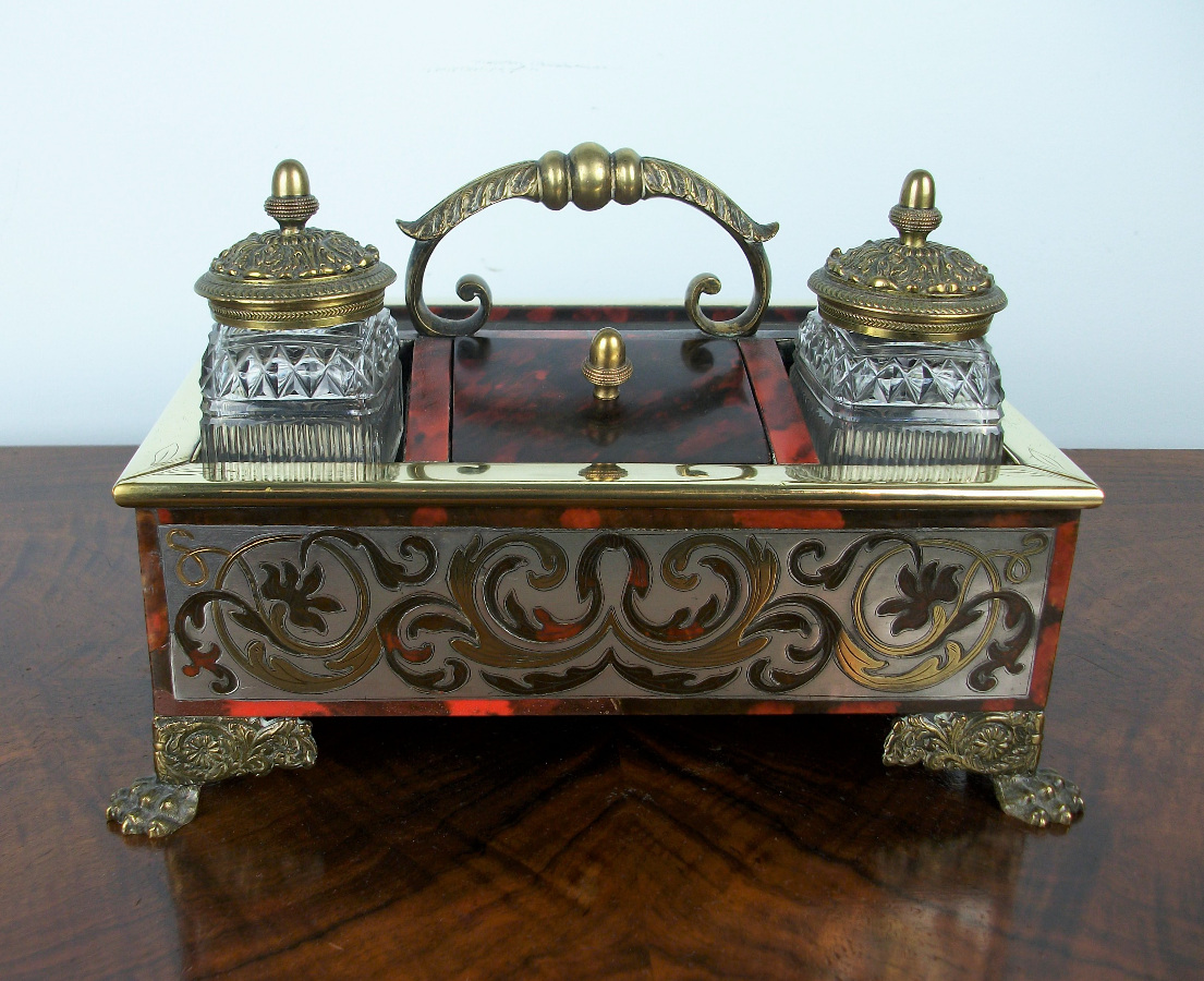 A Late Georgian Early Regency Inkstand of the Highest Quality
