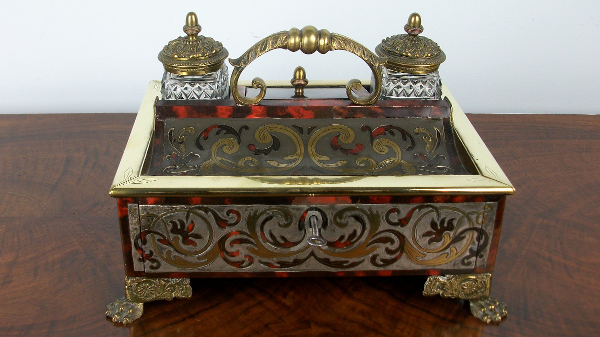A Late Georgian Early Regency Inkstand of the Highest Quality