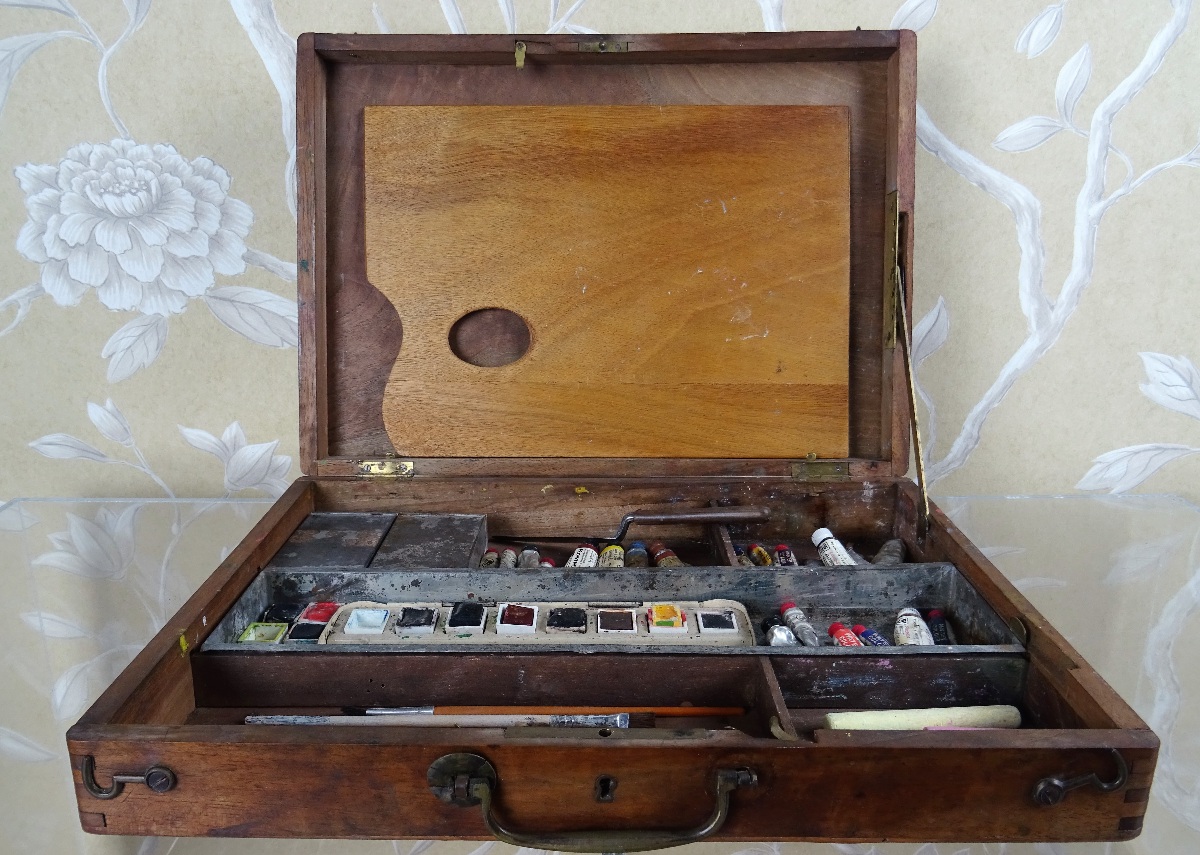 Antique Artist Paint Box
