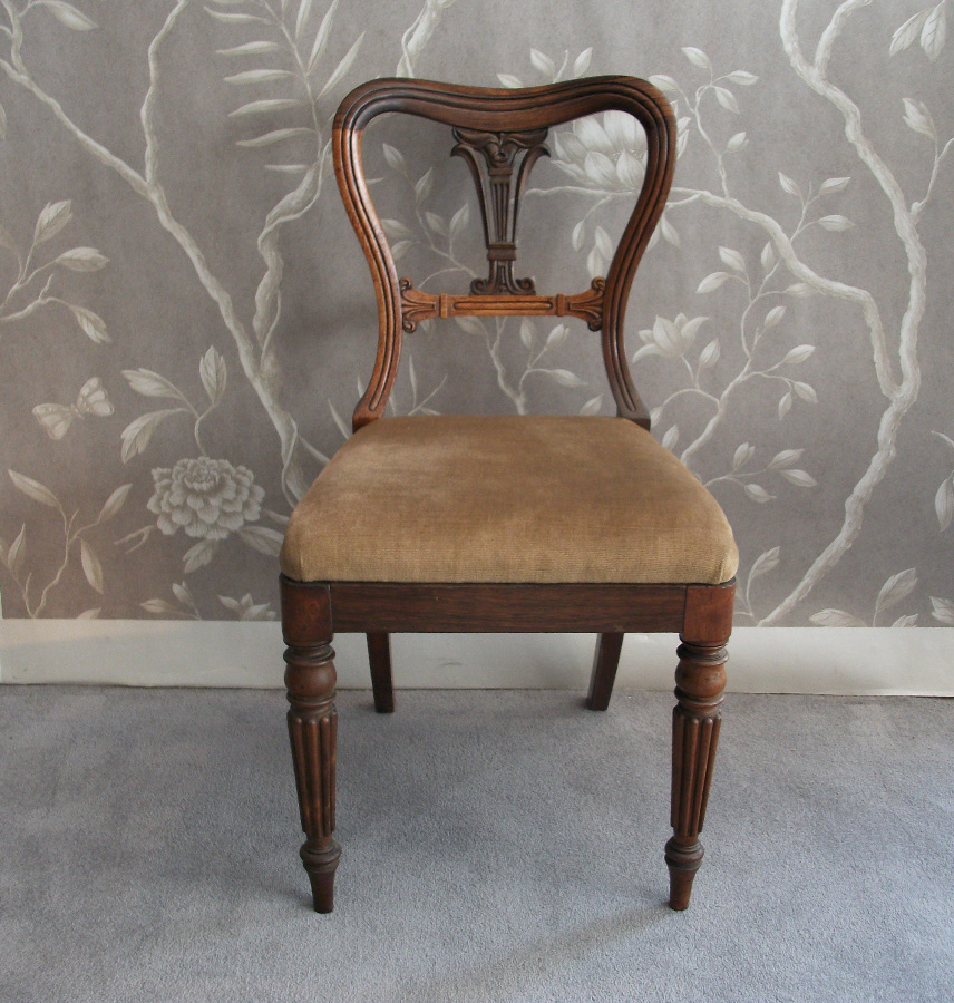 A Set of Rosewood Gillows Dining Chairs