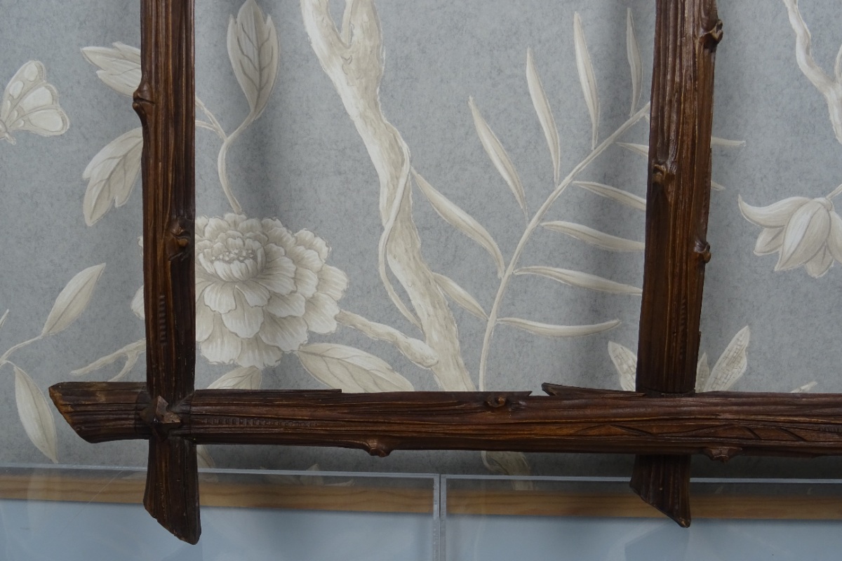 Pair of Hand Carved Black Forest Frames