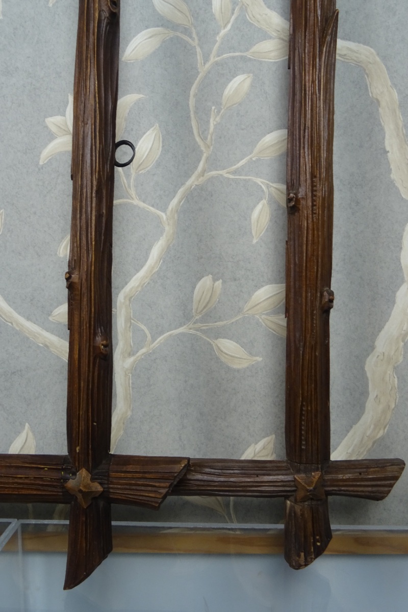 Pair of Hand Carved Black Forest Frames