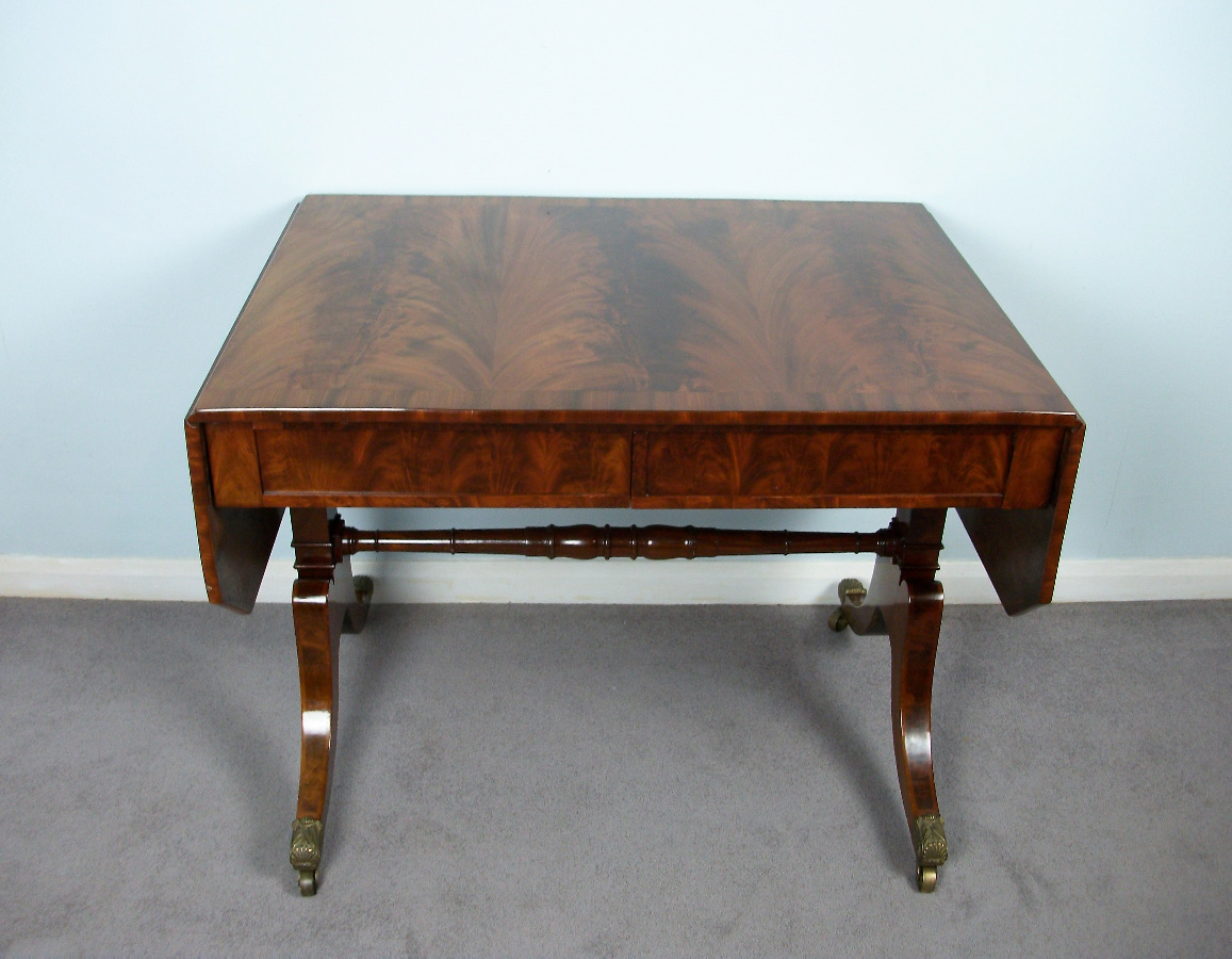 Antique Regency Mahogany Sofa Table by Wilkinson, London