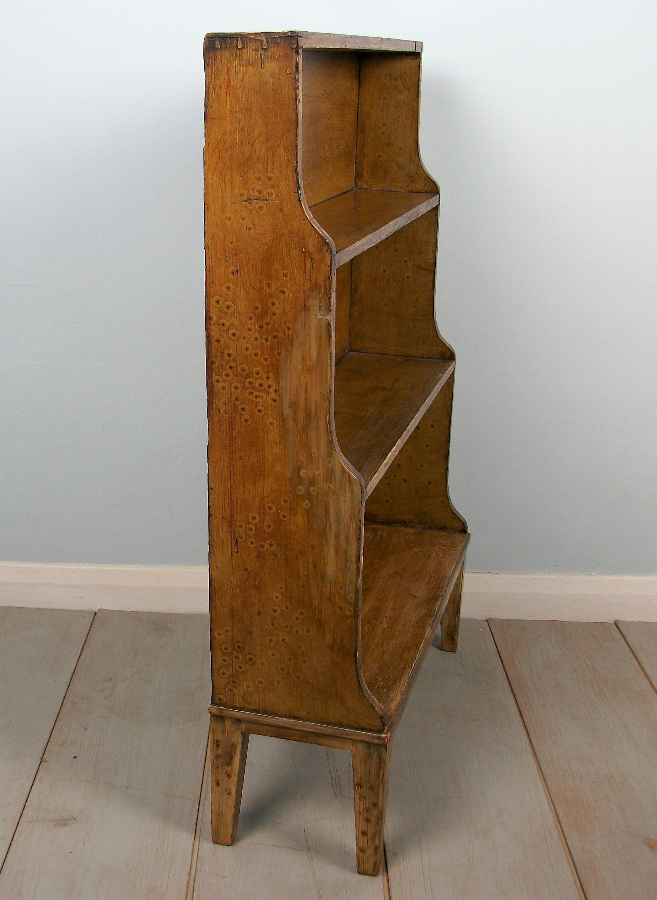 Regency Dwarf Painted Waterfall Shelves