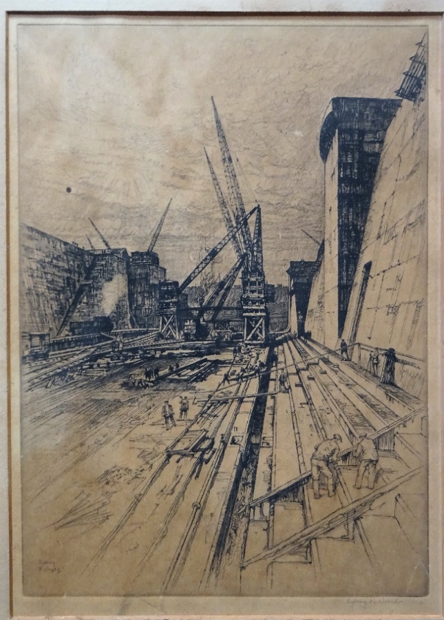 Sydney Robert Jones (1881 - 1966) rare original etching