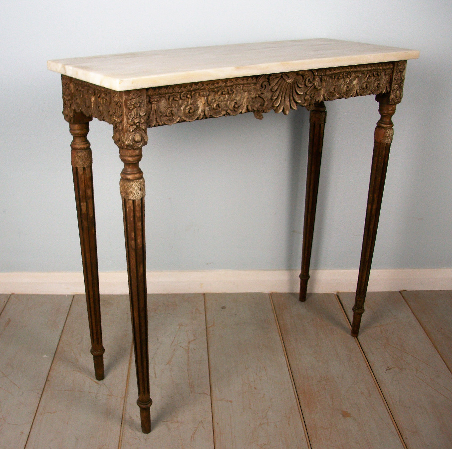 Small French 19th Century Console Table