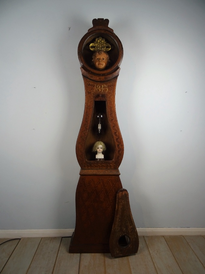 19th Century Swedish Mora Clock Case