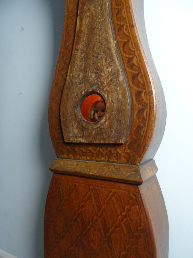 19th Century Swedish Mora Clock Case