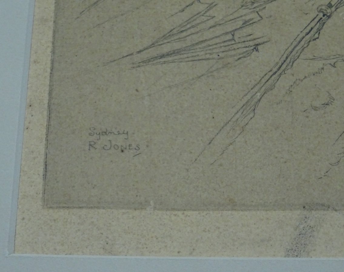 Sydney Robert Jones (1881 - 1966) rare original etching