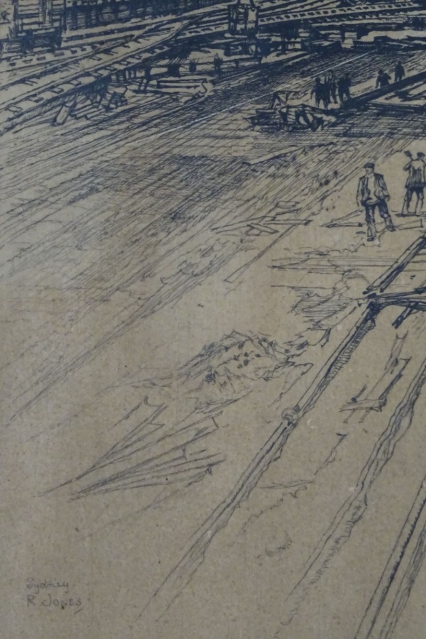 Sydney Robert Jones (1881 - 1966) rare original etching