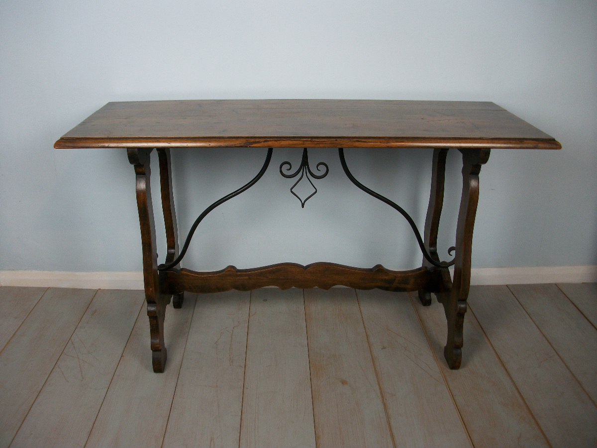 Small Walnut Refectory Table