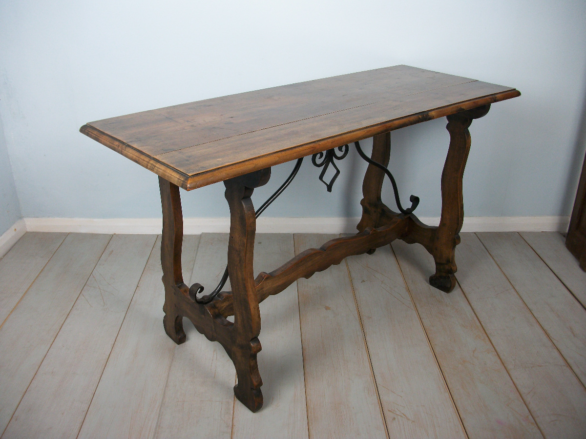 Small Walnut Refectory Table